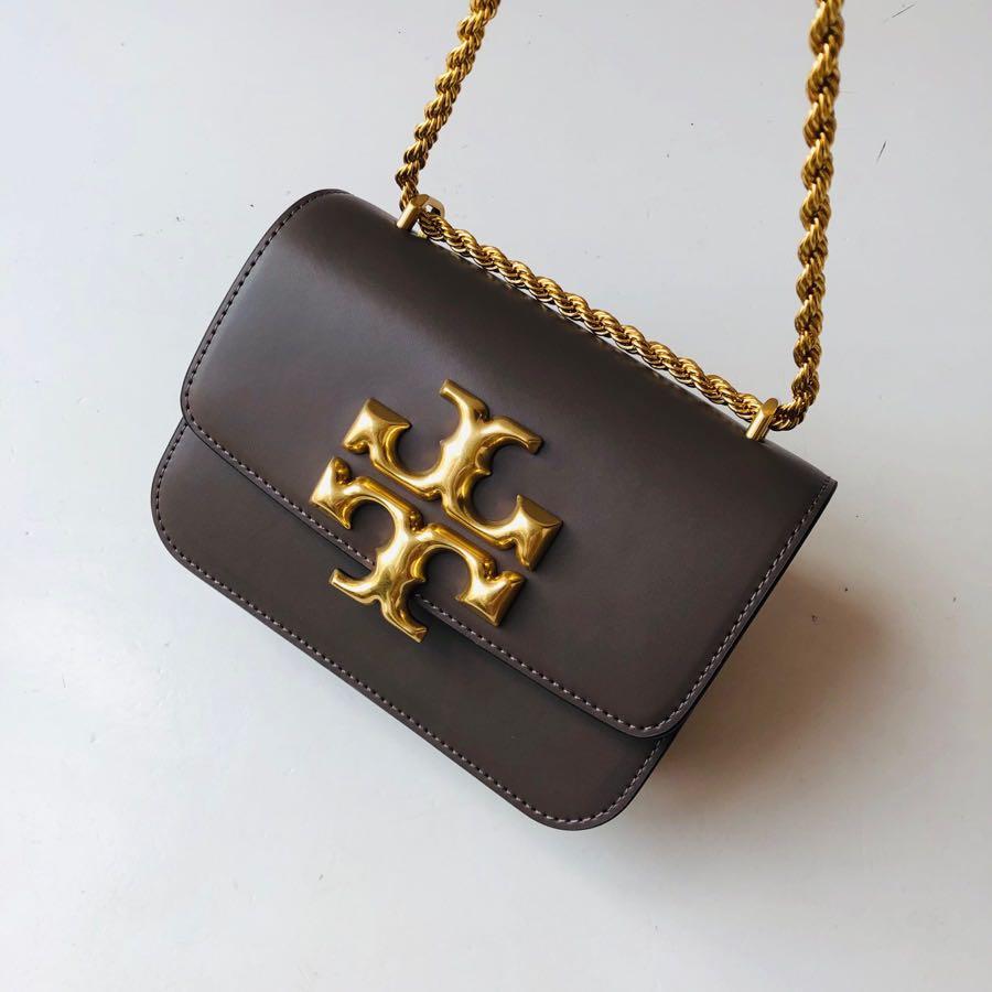 New colour~ TB Eleanor Small chain Bag brown, Luxury, Bags & Wallets on ...