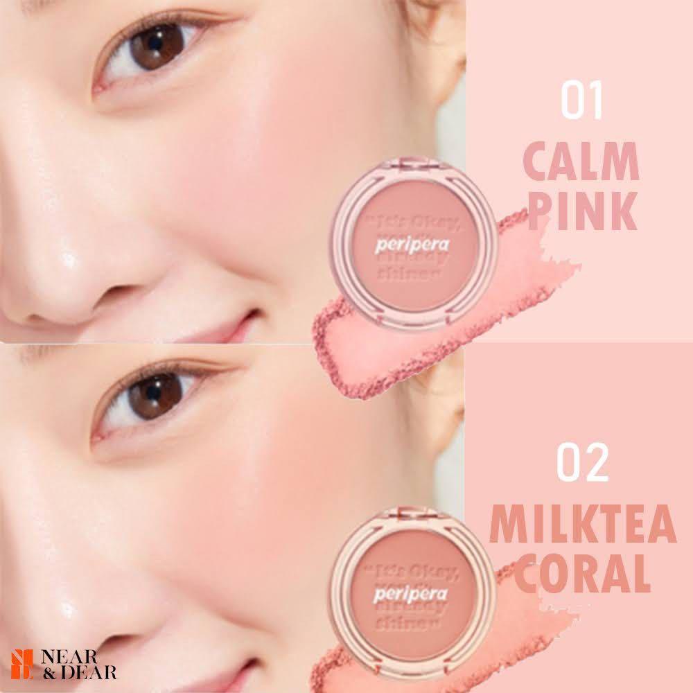 peripera pure blushed sunshine cheek blusher #1 CALM PINK, Beauty ...