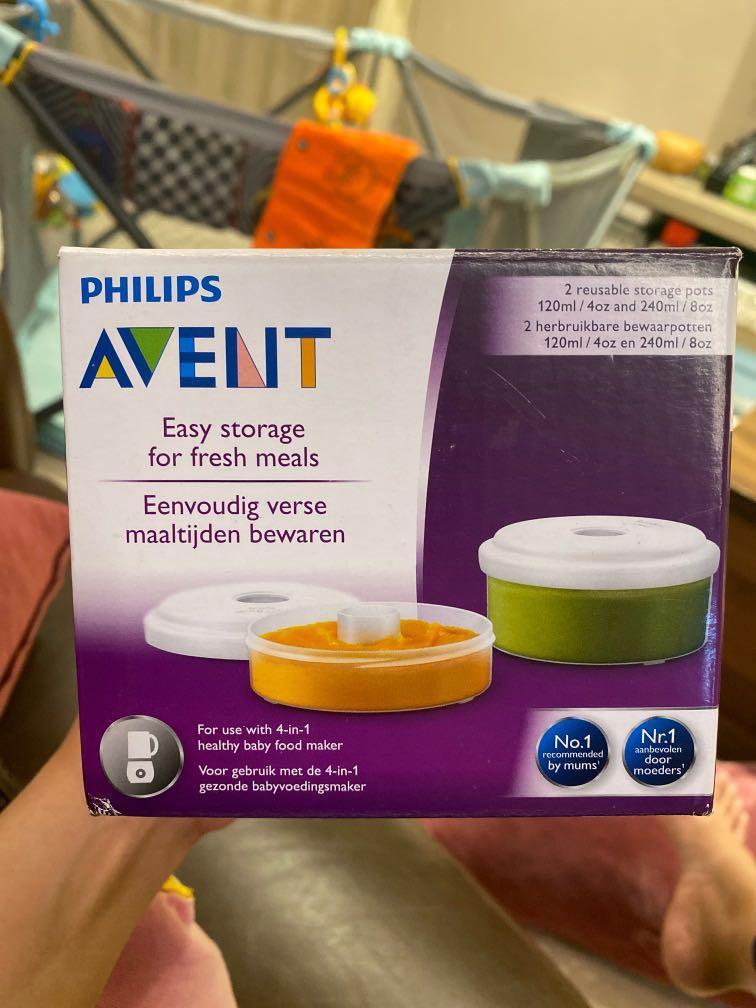 Philips Avent reusable storage pots, Babies & Kids, Nursing & Feeding ...