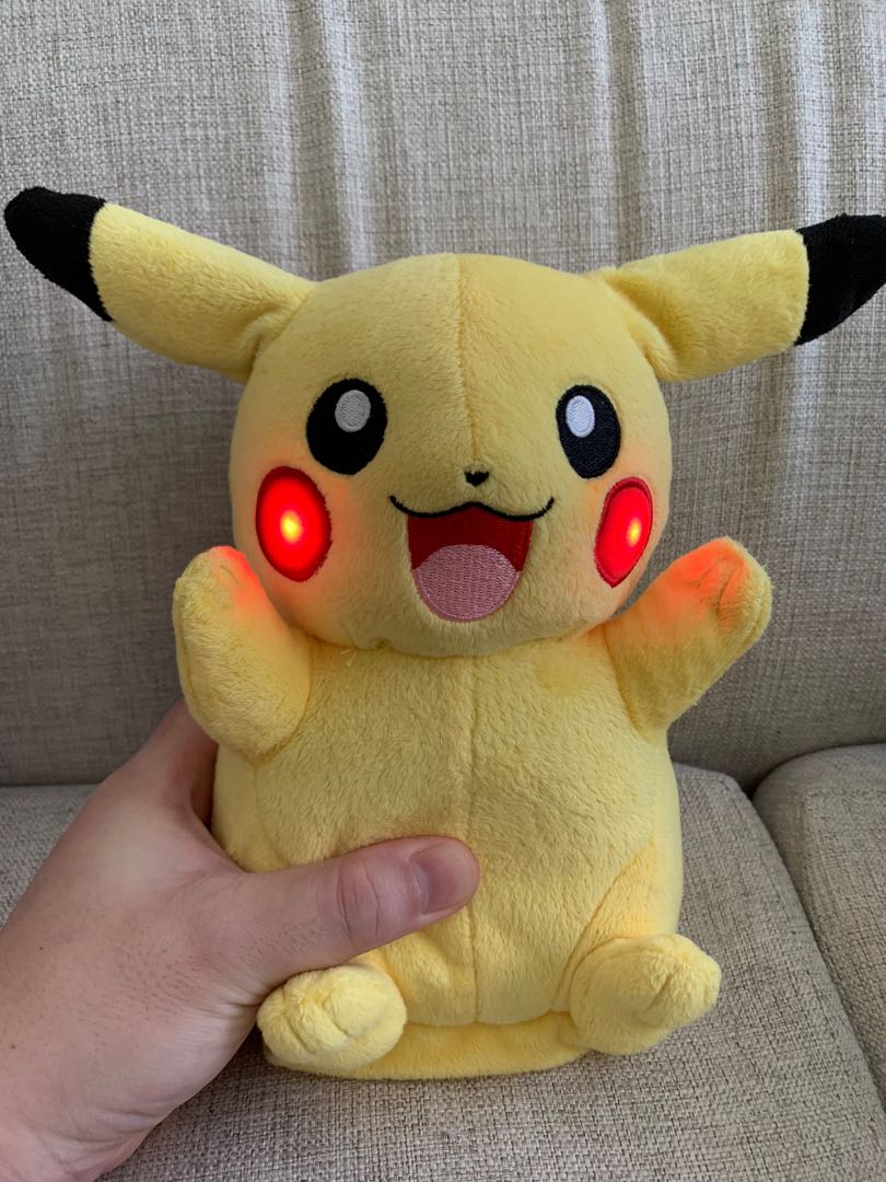 Pikachu sound and lights. Working, Hobbies & Toys, Toys & Games on ...