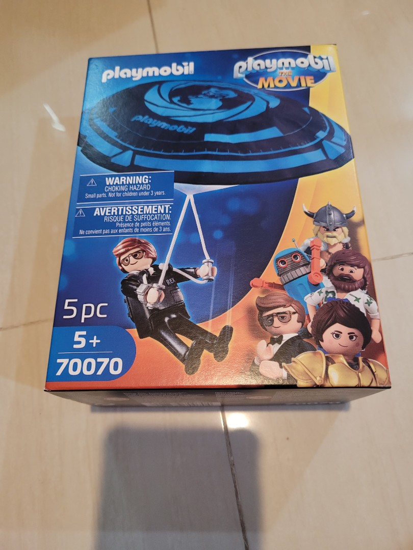 Playmobil 70070 The Movie Rex Dasher With Parachute, Hobbies & Toys ...
