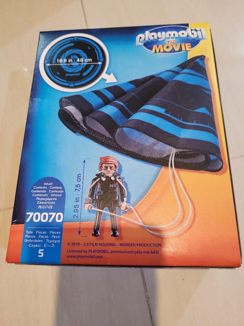 Playmobil 70070 The Movie Rex Dasher With Parachute, Hobbies & Toys ...