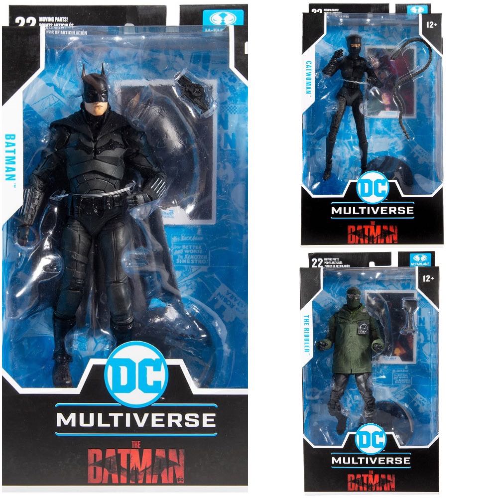 [PO] McFarlane DC The Batman Movie Batman / Catwoman / Riddler 7-Inch ...