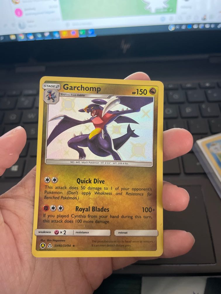 Pokemon Shining fates Shiny Garchomp, Hobbies & Toys, Toys & Games on ...