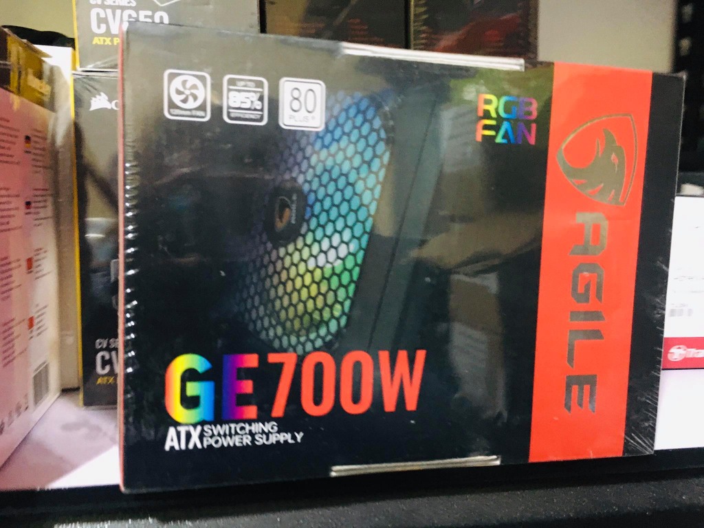 Powerlogic GE-700 700W ATX Switching Power Supply Up to 85% Efficiency ...