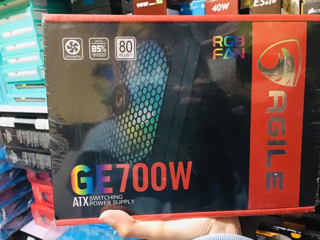 Powerlogic GE-700 700W ATX Switching Power Supply Up to 85% Efficiency ...