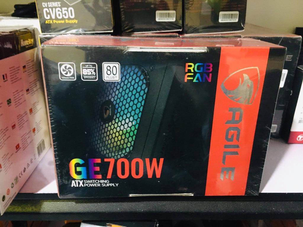 Powerlogic GE-700 700W ATX Switching Power Supply Up to 85% Efficiency ...