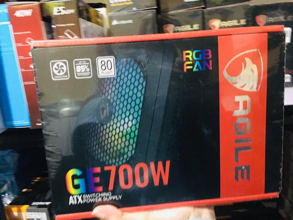 Powerlogic GE-700 700W ATX Switching Power Supply Up to 85% Efficiency ...