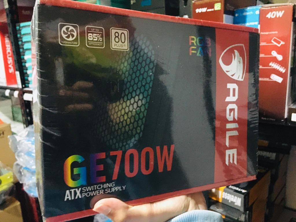 Powerlogic GE-700 700W ATX Switching Power Supply Up to 85% Efficiency ...