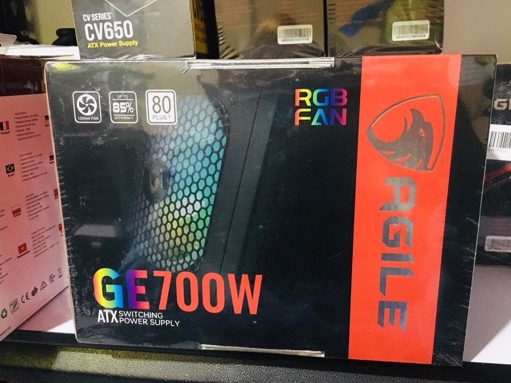 Powerlogic GE-700 700W ATX Switching Power Supply Up to 85% Efficiency ...