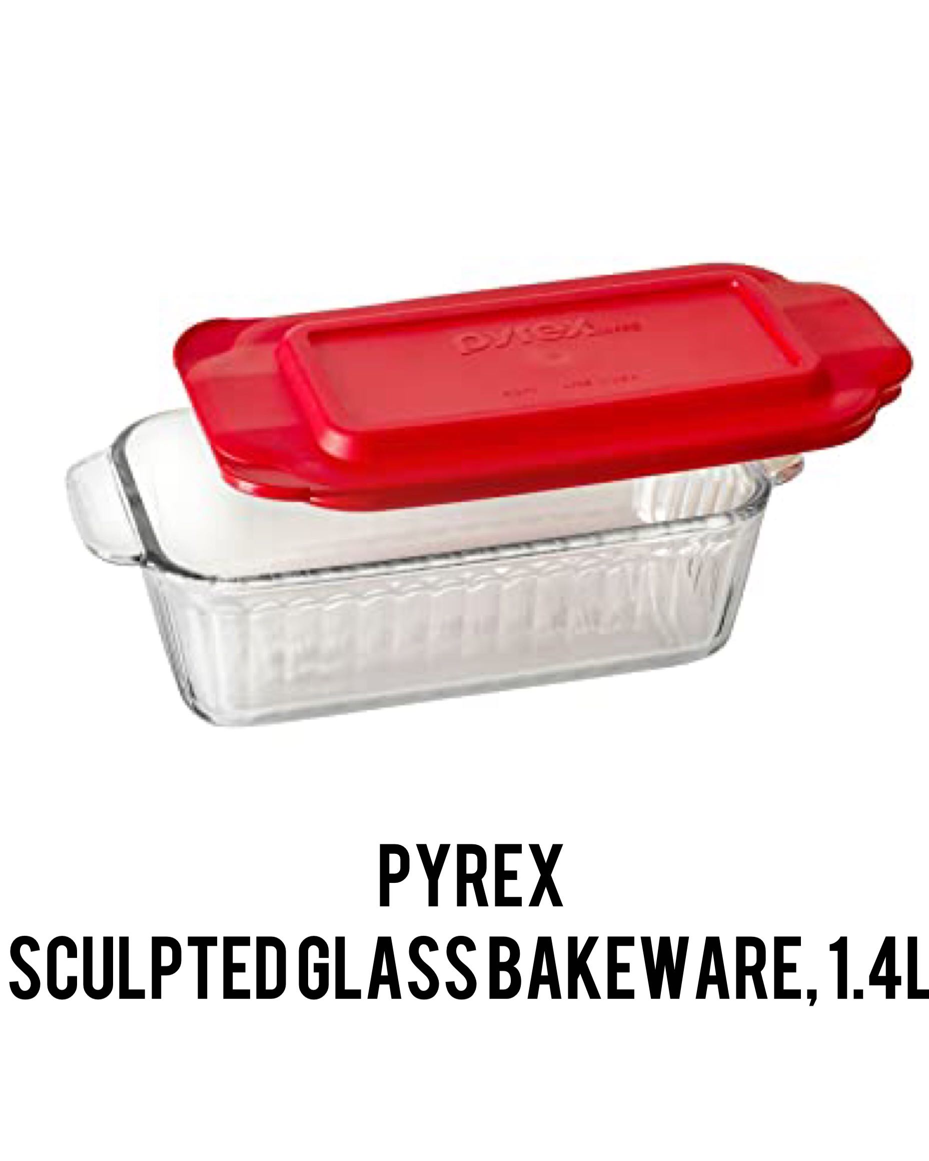 Pyrex Sculpted Glass Bakeware, 1.4L, Furniture & Home Living ...