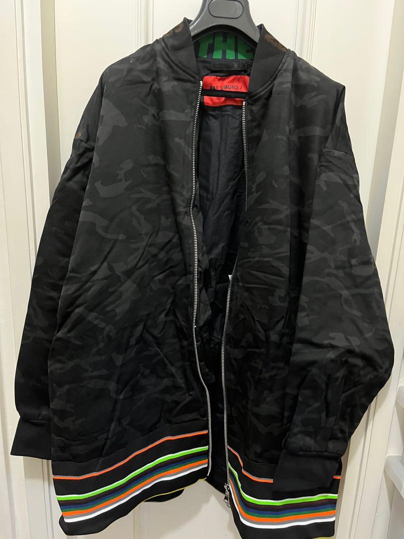 Raf Simons oversized camo coat, 男裝, 外套及戶外衣服 - Carousell