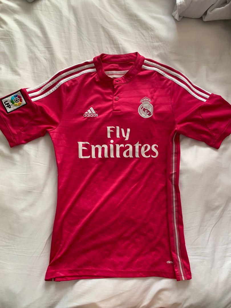 Authentic Adidas Real Madrid Fly Emirates, Men's Fashion, Tops & Sets ...