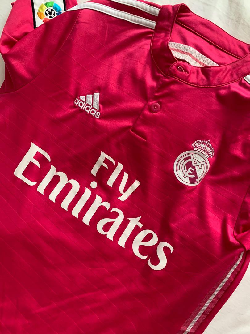 Authentic Adidas Real Madrid Fly Emirates, Men's Fashion, Tops & Sets ...