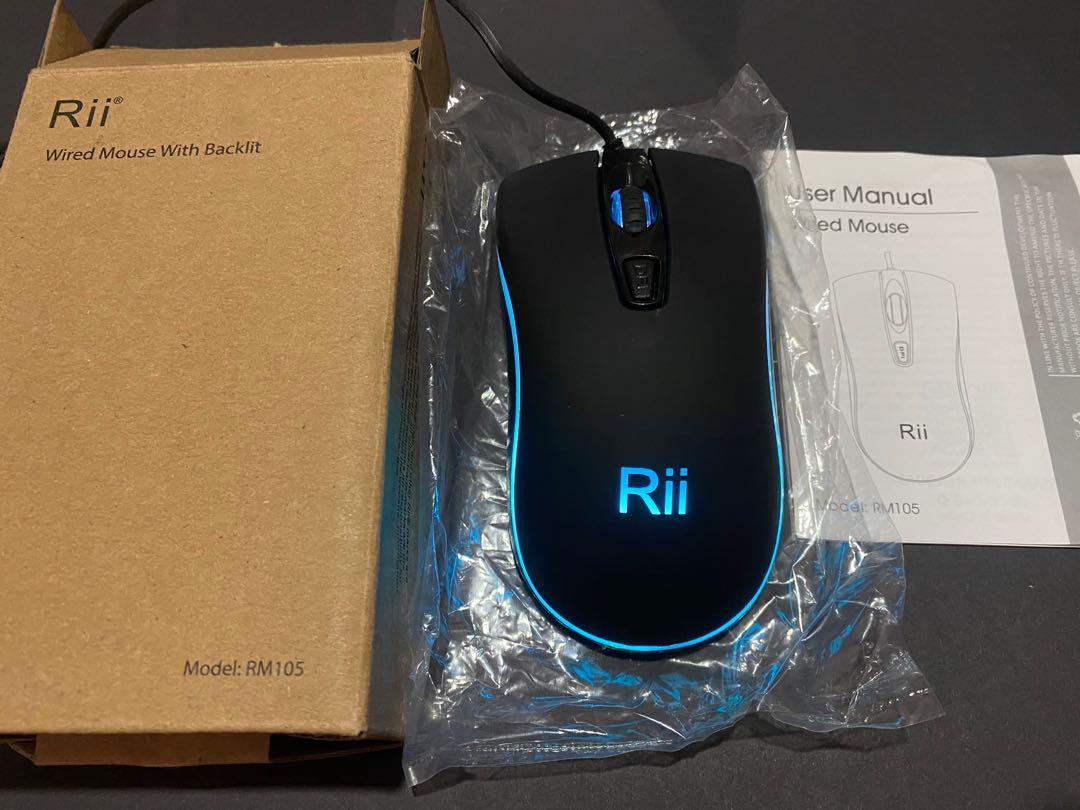 Rii RM105 Wired Mouse, Computers & Tech, Parts & Accessories, Mouse ...