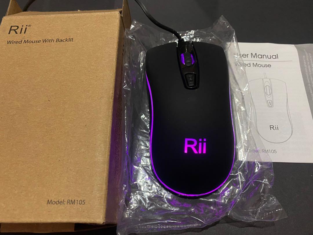 Rii RM105 Wired Mouse, Computers & Tech, Parts & Accessories, Mouse ...
