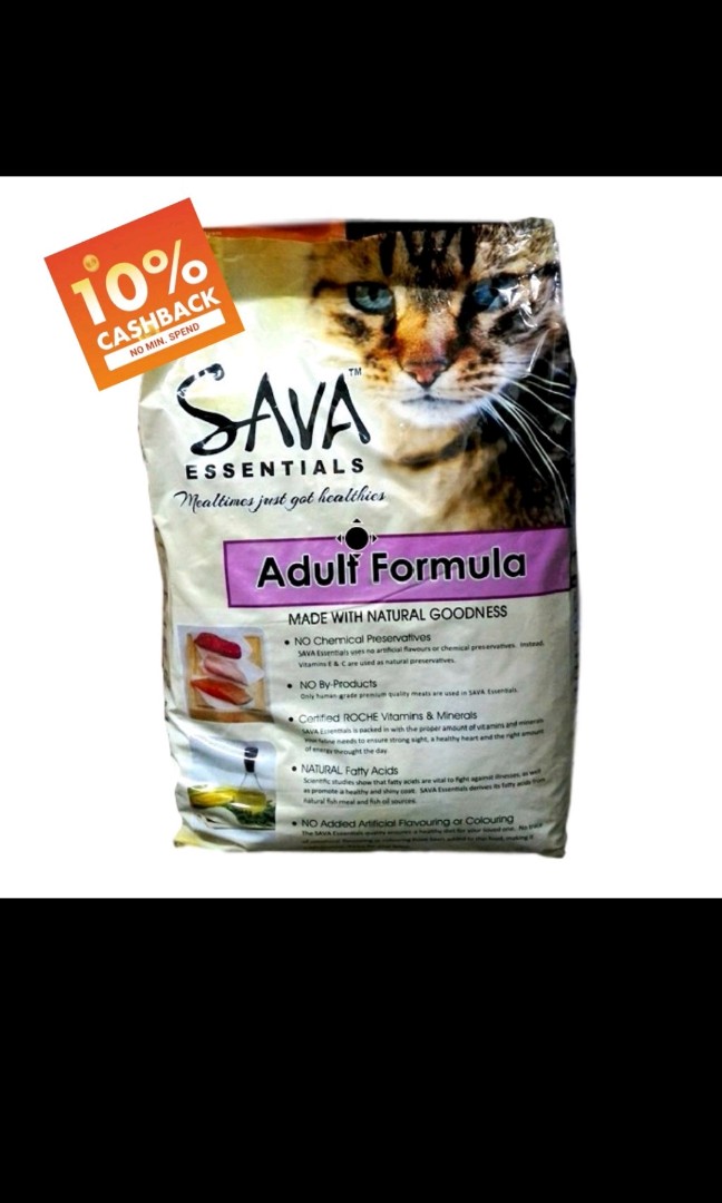 Sava cat food 9kg, Pet Supplies, Pet Food on Carousell