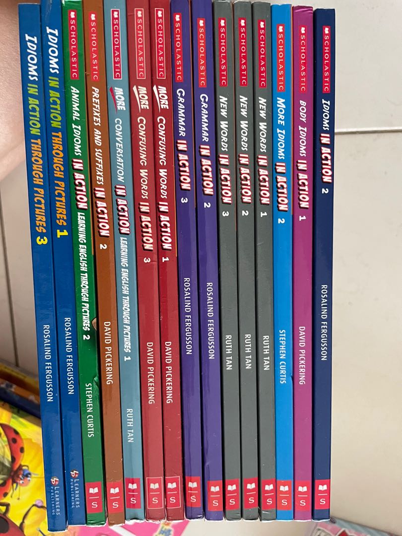 Scholastic learning English through pictures, Hobbies & Toys, Books ...