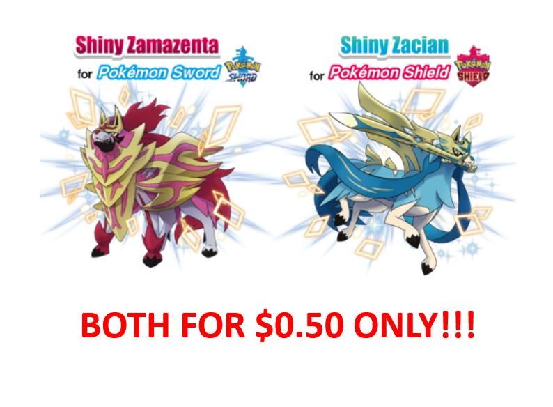 Shiny Zacian & Shiny Zamazenta & Shiny Celebi & Dada Zarude & Ash Pikachu & Genesect & Volcanion ...