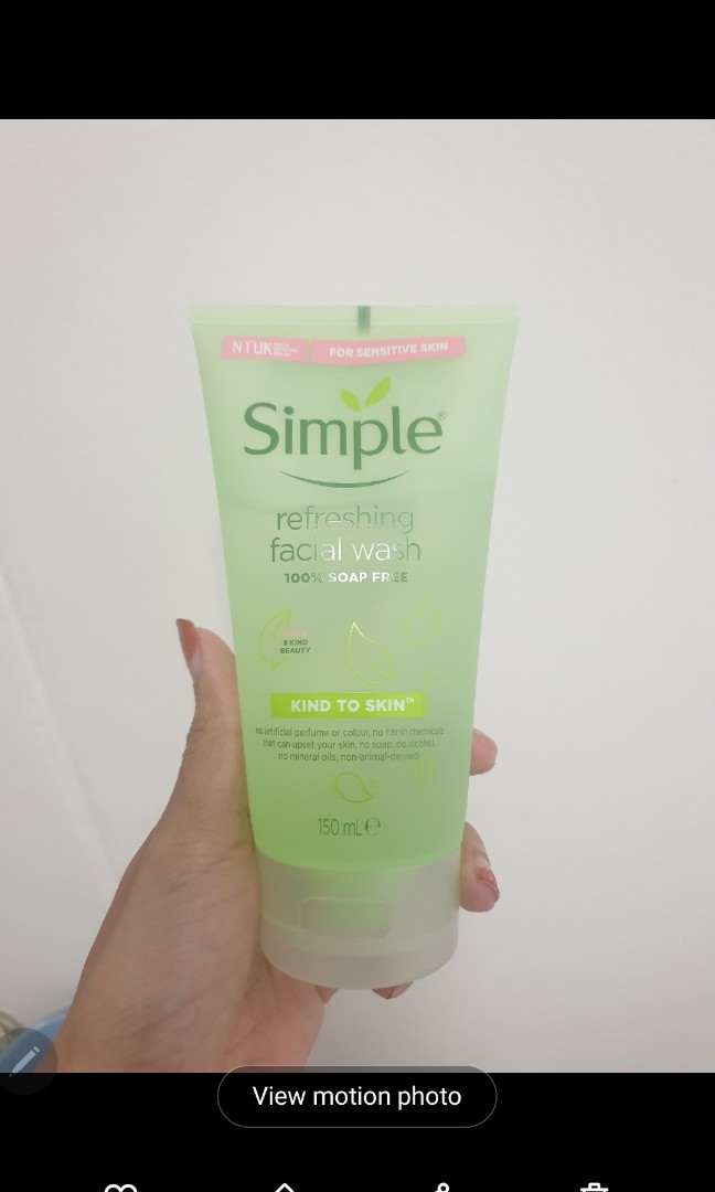 Simple face wash, Beauty & Personal Care, Face, Face Care on Carousell