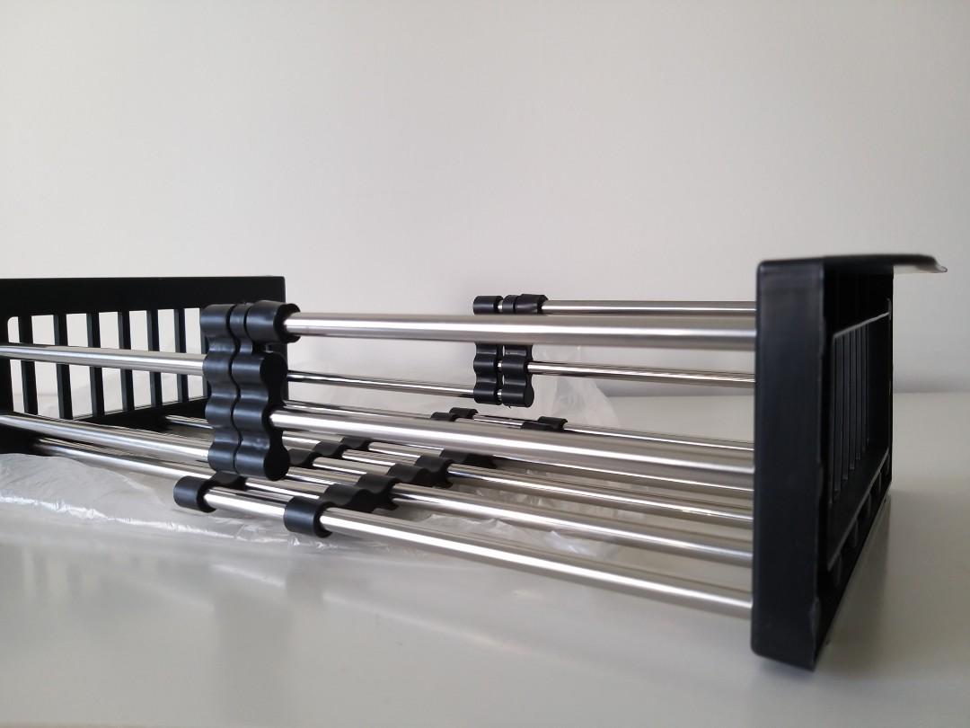 Sink dripping rack adjustable to your sink size, Furniture & Home ...