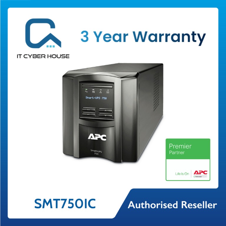 SMT750IC APC Smart-UPS 750VA, Tower, LCD 230V with SmartConnect Port ...