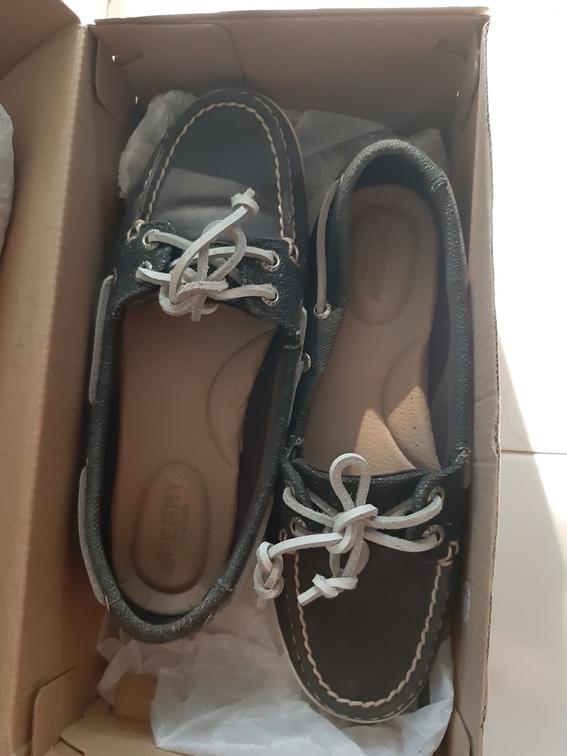 Sperry Top-Sider Navy Blue Loafers, Women's Fashion, Footwear, Loafers ...