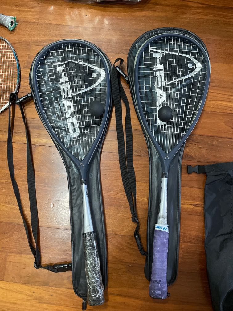 Head Squash racket set, Sports Equipment, Sports & Games, Racket & Ball ...