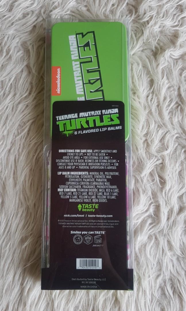Teenage Mutant Ninja Turtles 6 pack lip balm, Babies & Kids, Bathing ...