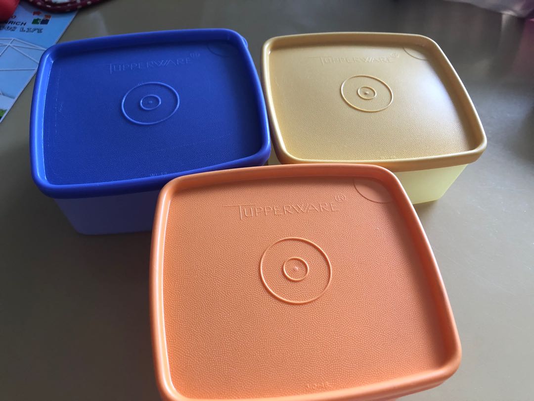 Tupperware square containers, Furniture & Home Living, Kitchenware ...