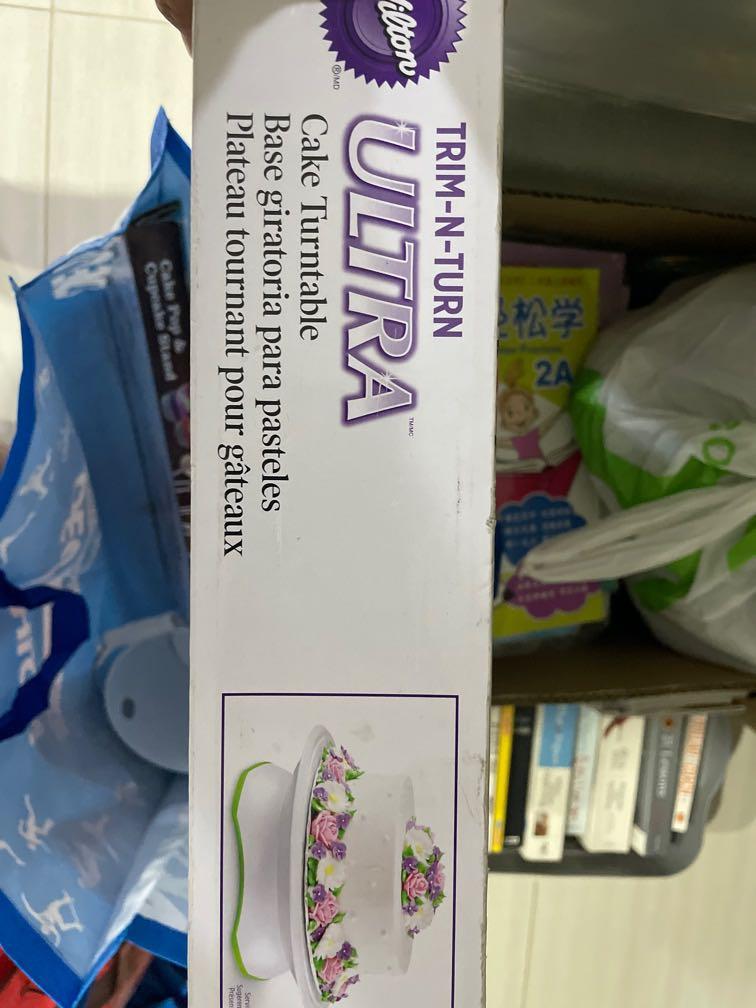 Turnable icing table cake turntable, Furniture & Home Living ...