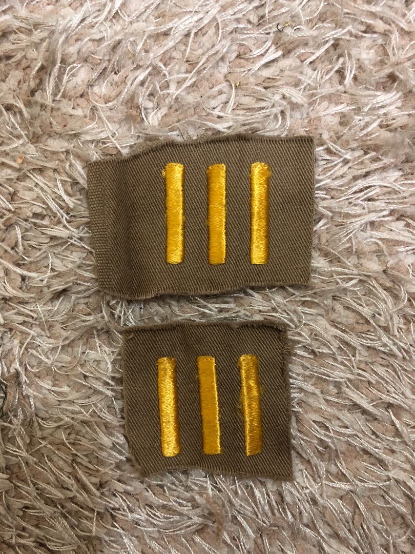 US Army overseas service bars patches, Hobbies & Toys, Collectibles ...