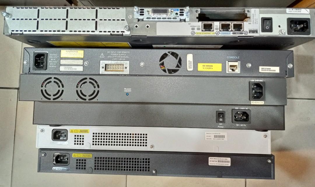 Used Cisco/Planet/3Com Switches, Computers & Tech, Parts & Accessories ...