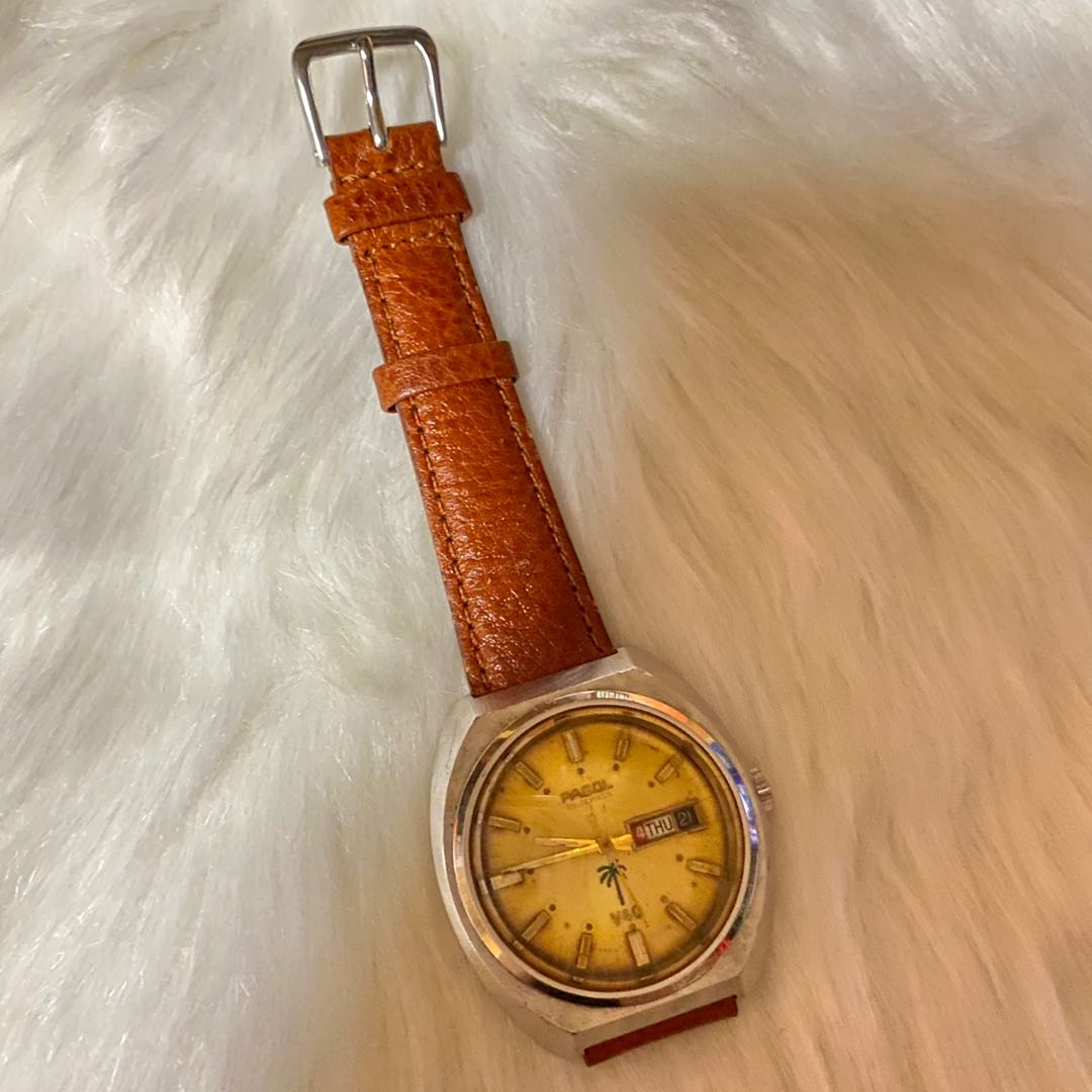 Vintage Pagol V40 Gent Automatic Watch, Luxury, Watches on Carousell