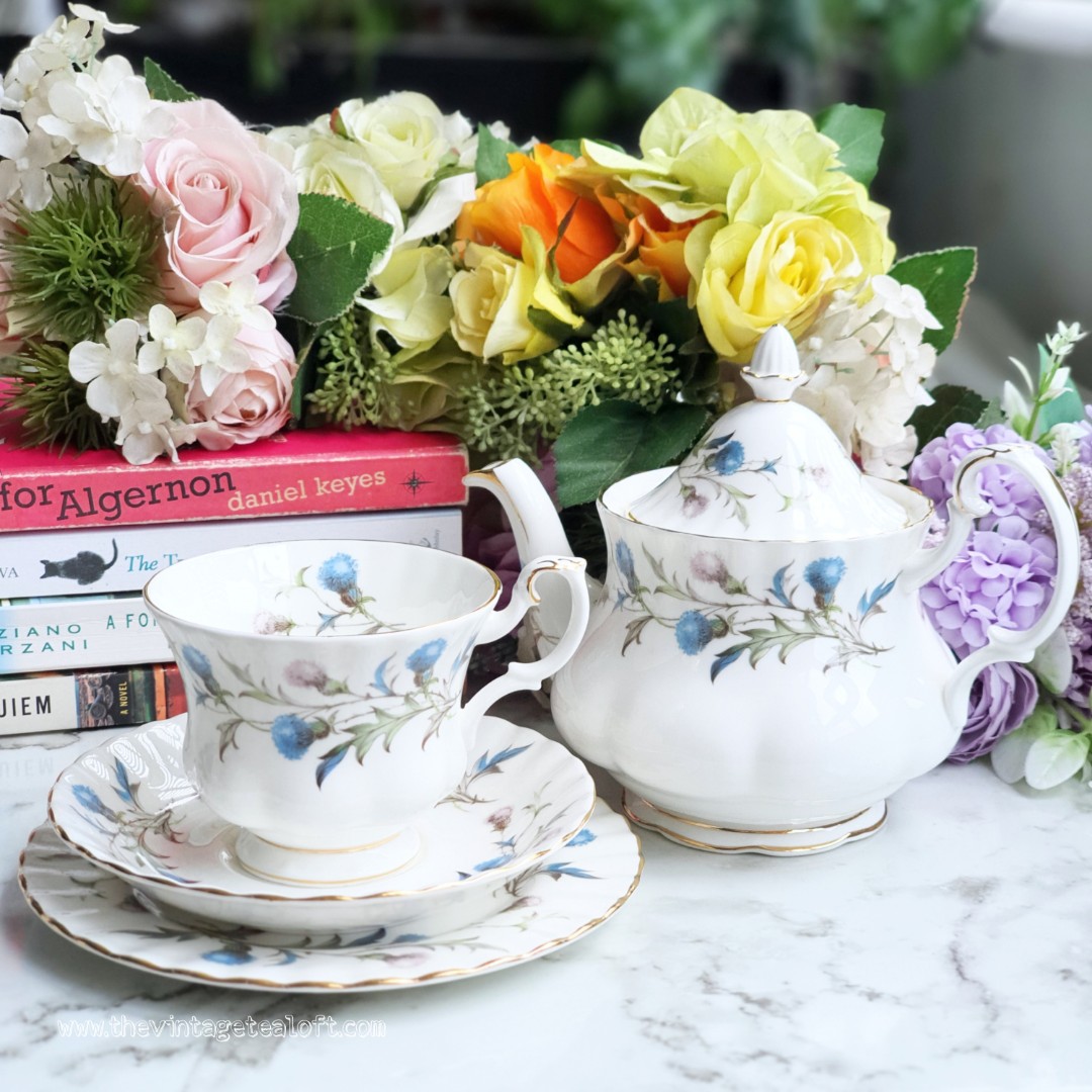 Vintage Royal Albert Brigadoon Tea Set for Two, Hobbies & Toys ...
