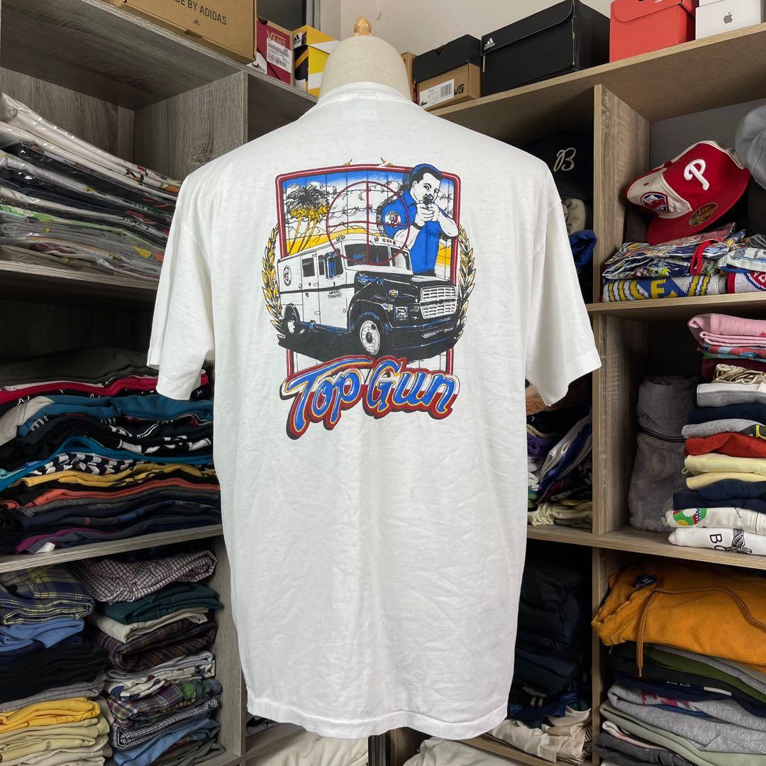 Vintage Top Gun 80s, Men's Fashion, Tops & Sets, Tshirts & Polo Shirts ...