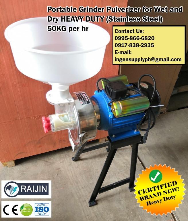 wet and dry pulverizer grinder heavy duty BNEW, Commercial & Industrial ...