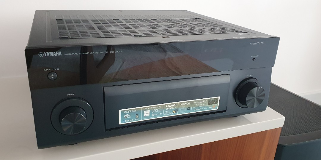 Yamaha RX-A1070 Aventage 4K Dolby Vision Atmos Receiver, Audio ...