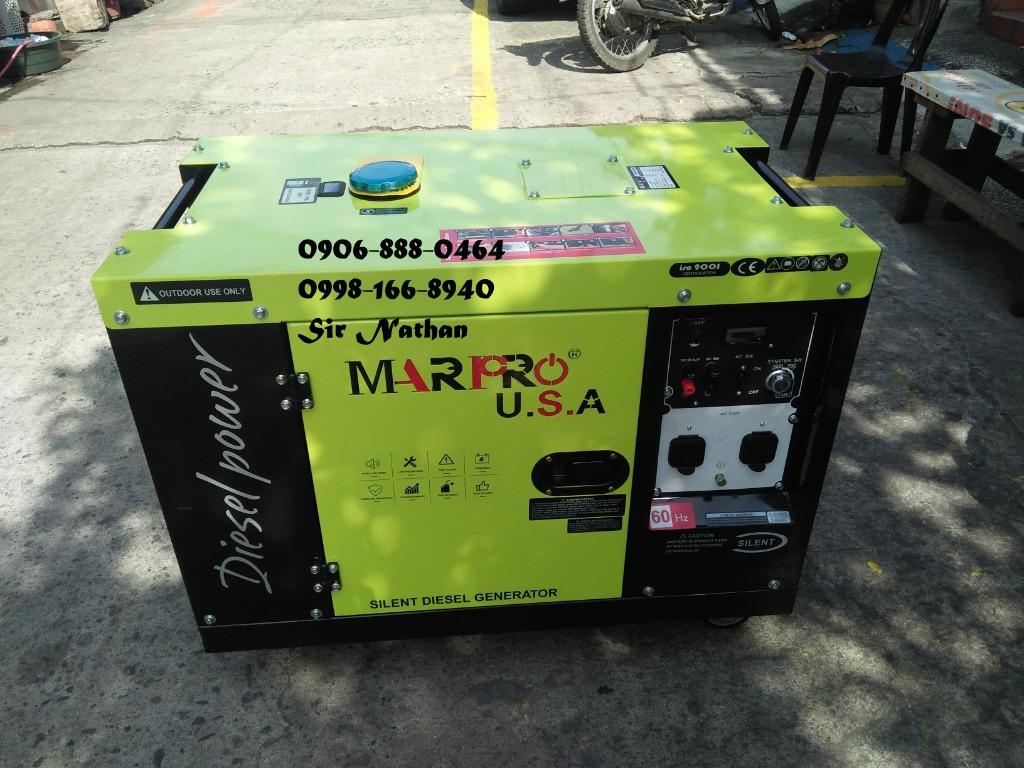 10 KVA Marpro USA Silent Type Diesel Generator, Commercial & Industrial ...