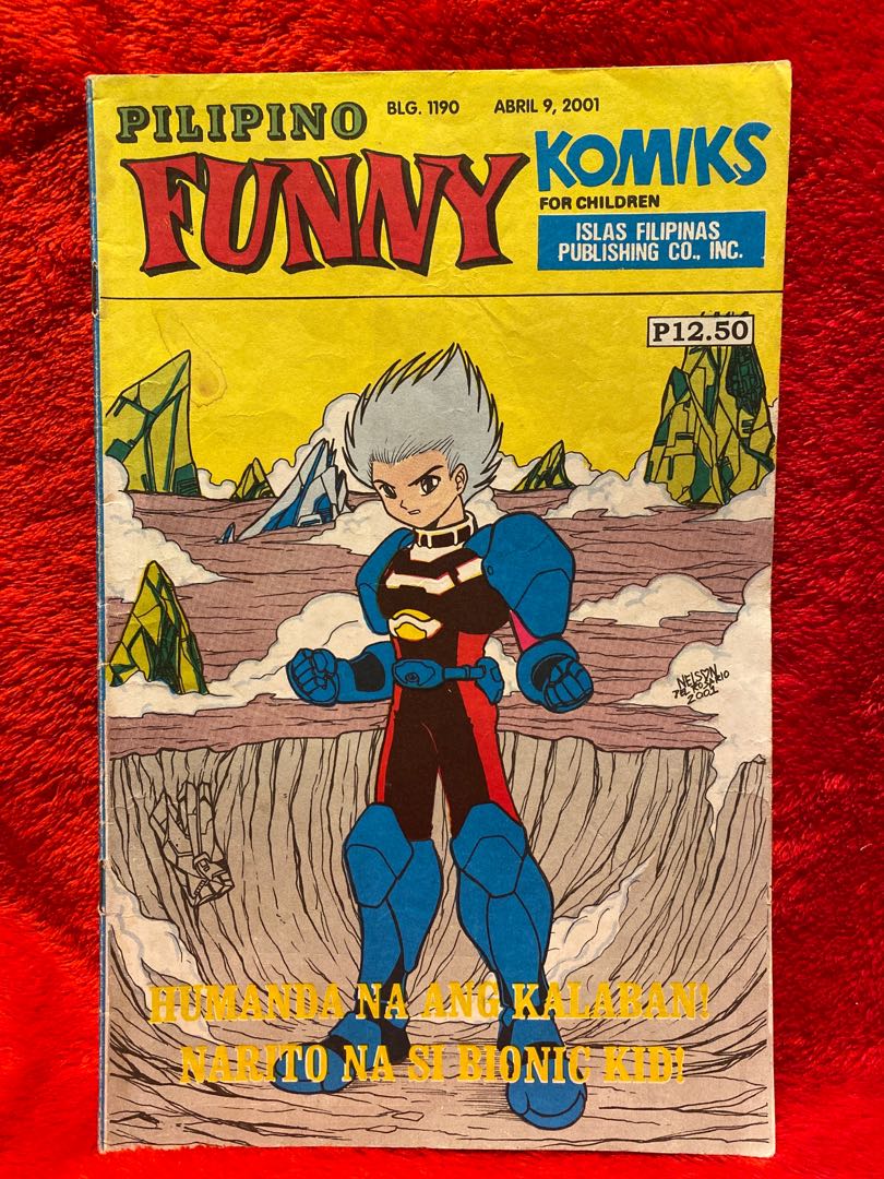 2001 Pilipino Funny Komiks #1190 “Bionic Kid” Philippines Tagalog ...