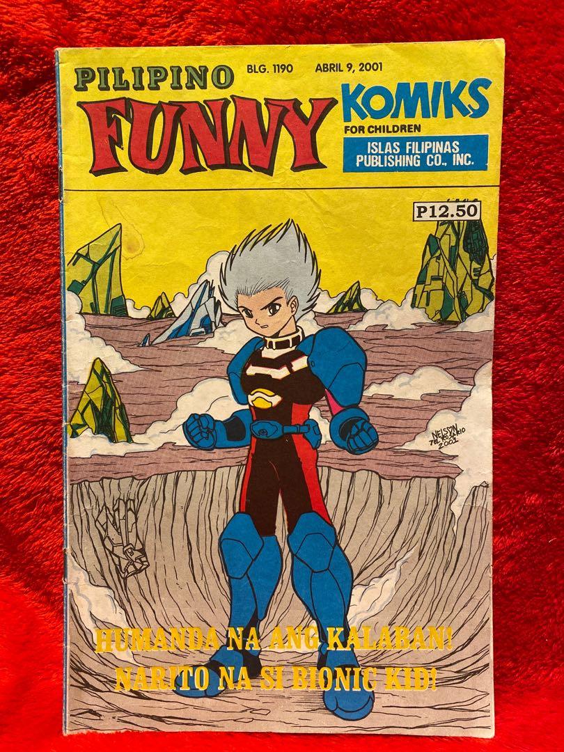 2001 Pilipino Funny Komiks #1190 “Bionic Kid” Philippines Tagalog ...