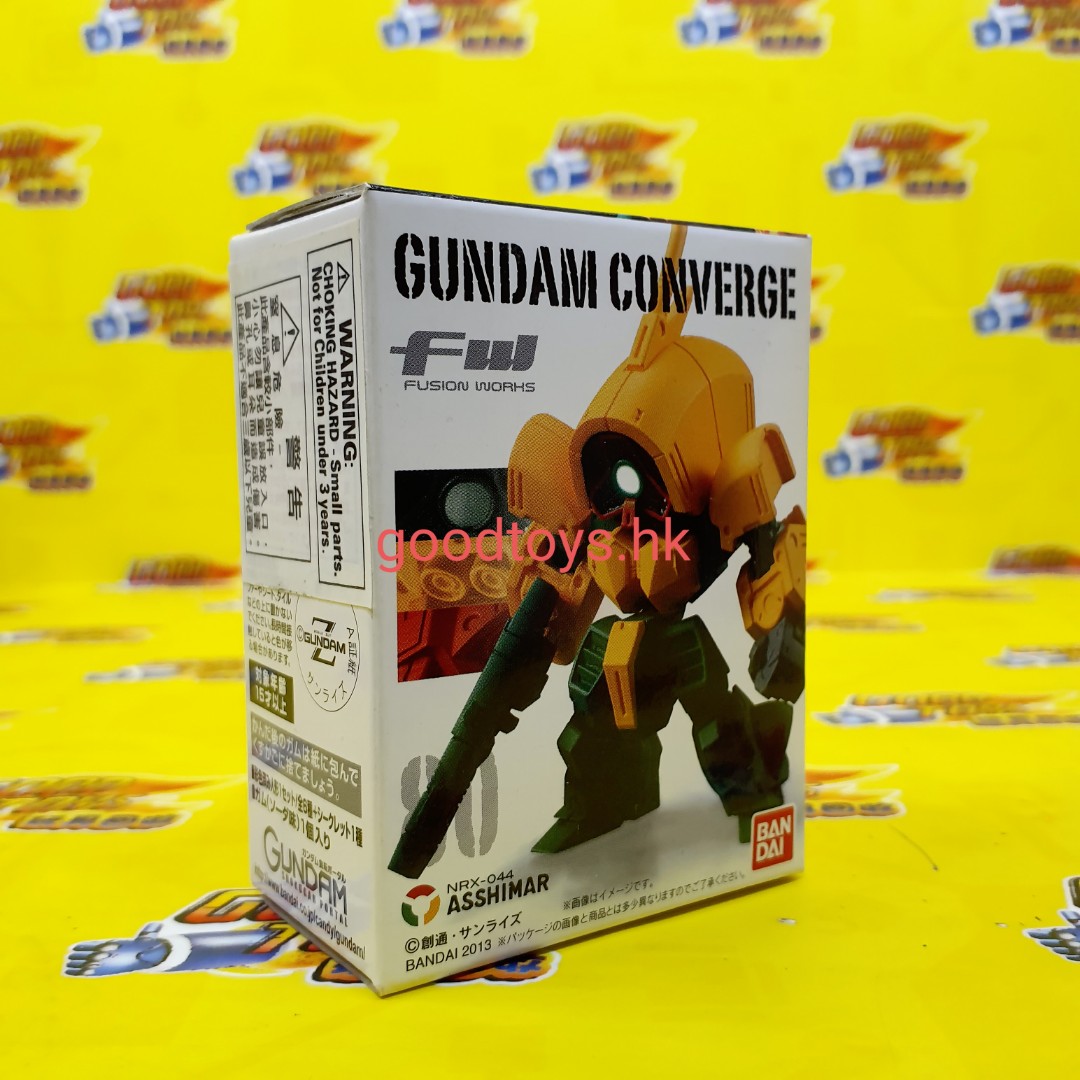 全新未開封 BANDAI FW GUNDAM CONVERGE 高達 盒蛋 NO.80 NRX-044 ASSHIMAR, 興趣及遊戲, 玩具 & 遊戲類 - Carousell