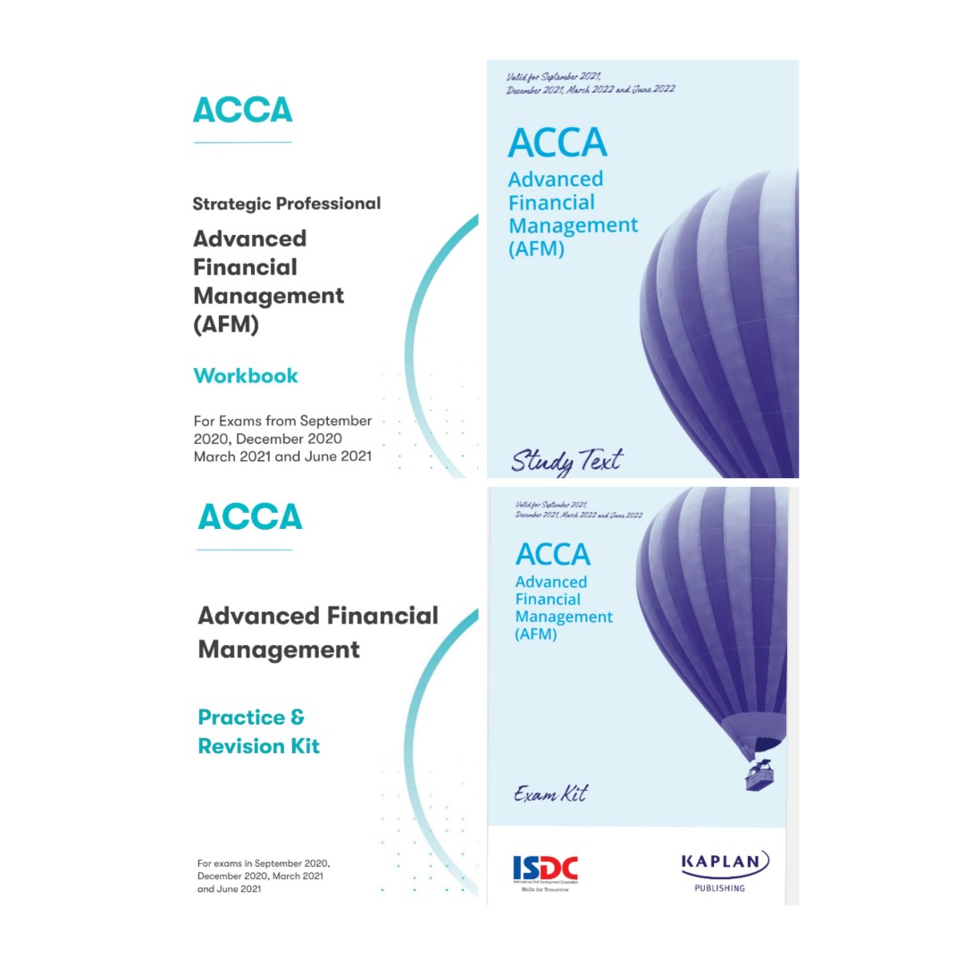 ACCA AFM Revision Kit & Study Text (set), Hobbies & Toys, Books ...