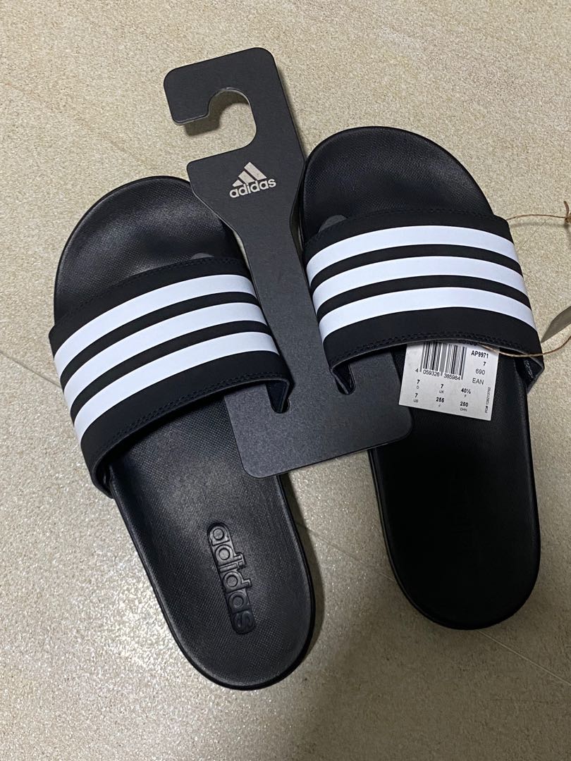 Adidas Slippers, Men's Fashion, Footwear, Flipflops and Slides on Carousell