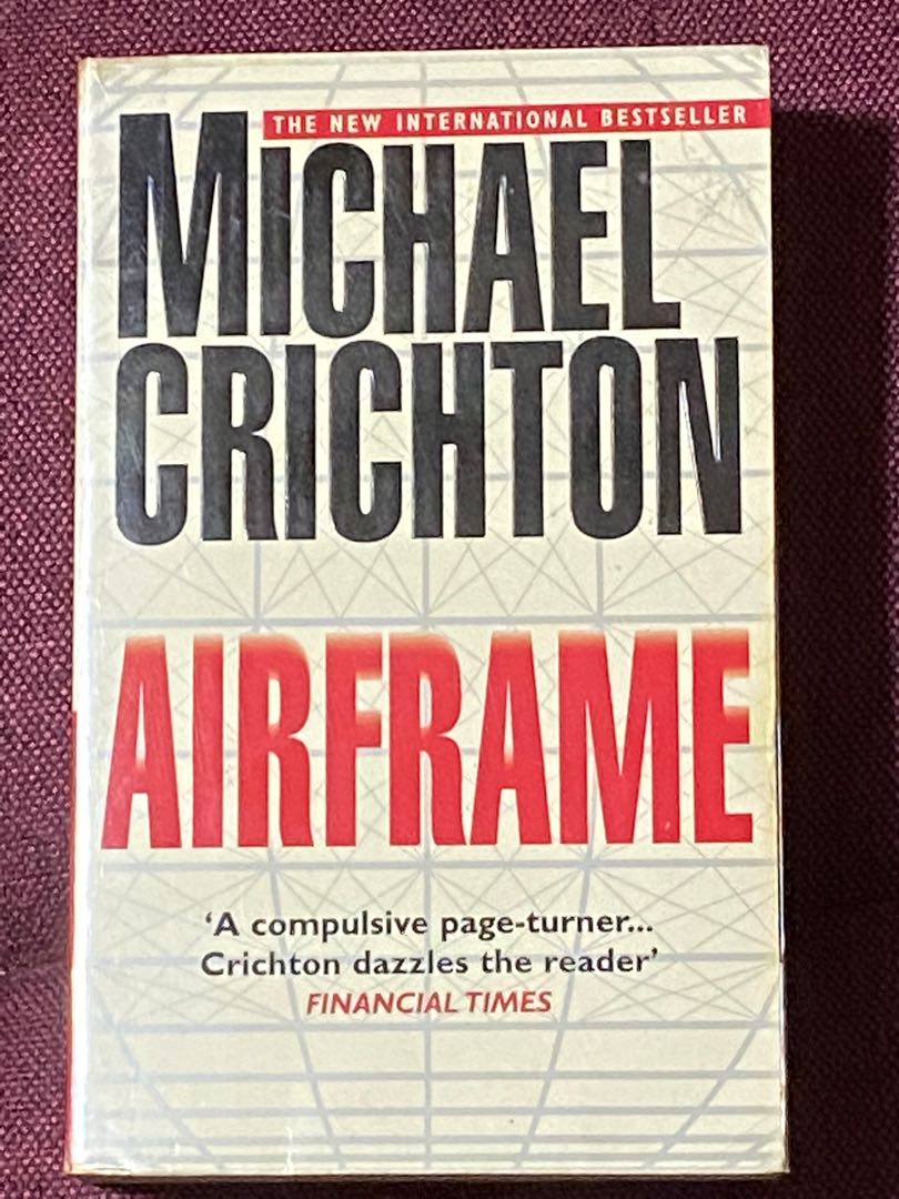 Airframe by Michael Crichton, Hobbies & Toys, Books & Magazines ...
