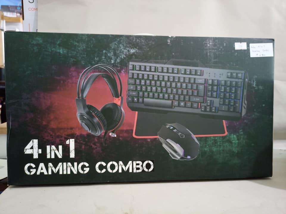 ANKO 4 in 1 GAMING COMBO! (Mouse Pad, Keyboard, Headphone, and Mouse ...