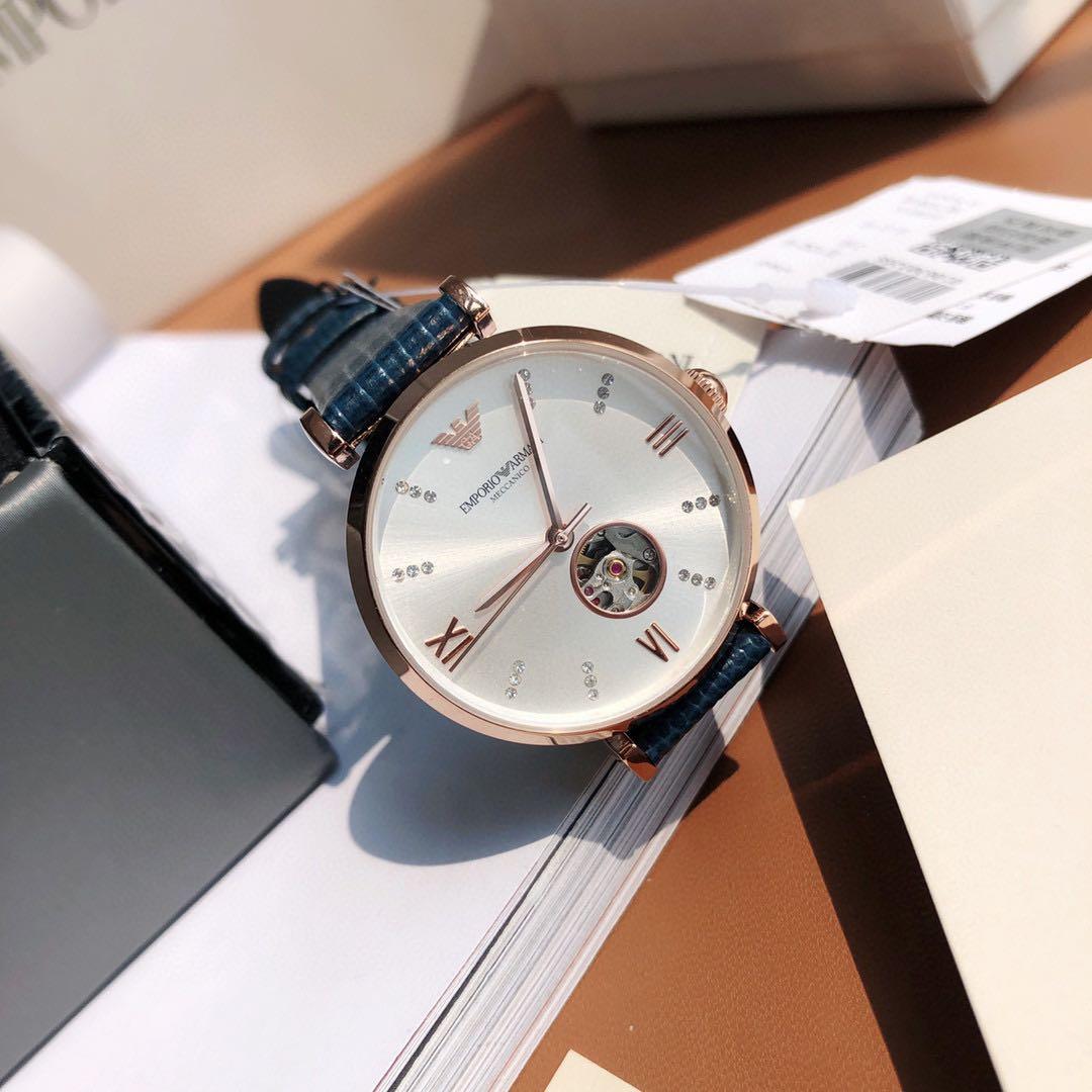 Armani automatic mechanical female watch, AR60020, Women's Fashion ...