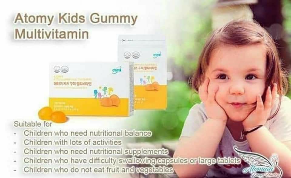 Atomy kids multivitamin, Health & Nutrition, Health Supplements ...