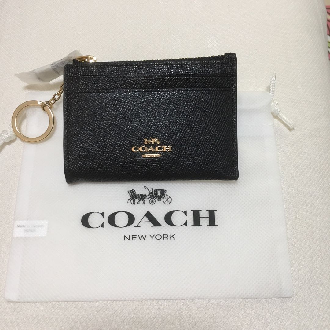 Authentic Coach Cardholder with Zip Compartment/ Card Holder, Women's ...