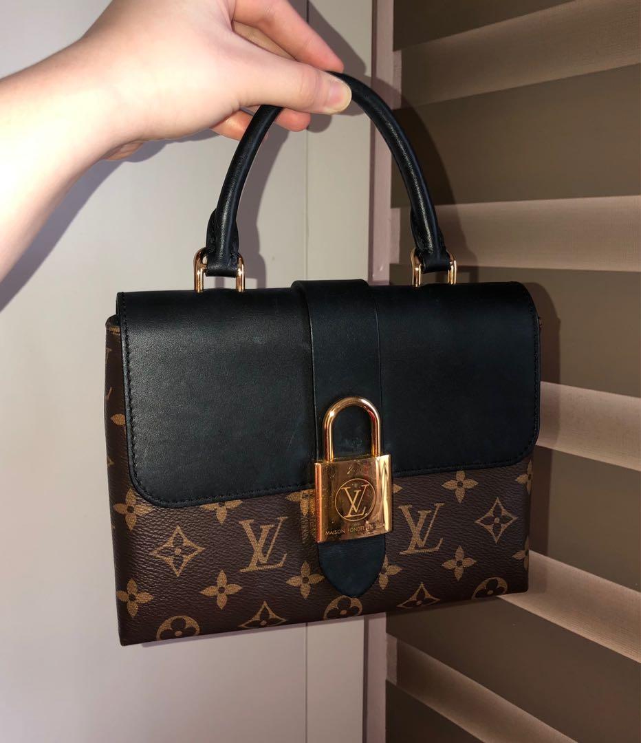 Authentic Louis Vuitton LV Locky BB bag in monogram noir black, Luxury ...